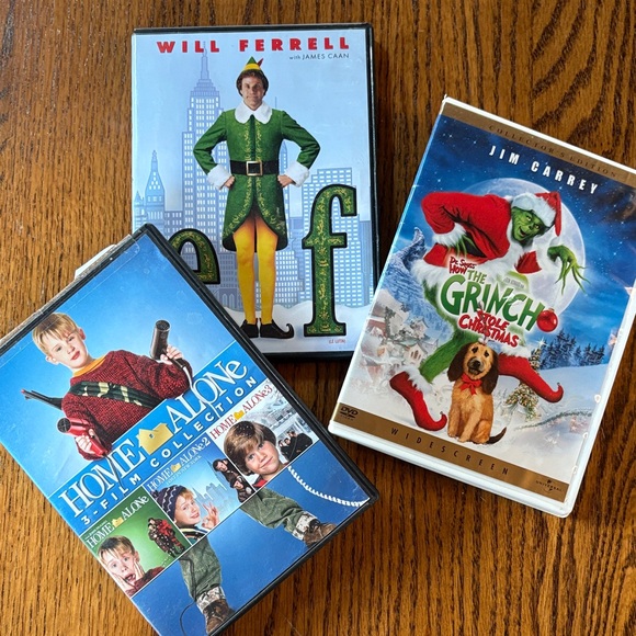 Media | Elf Home Alone And The Grinch Bundle Dvd Set Christmas Classics ...